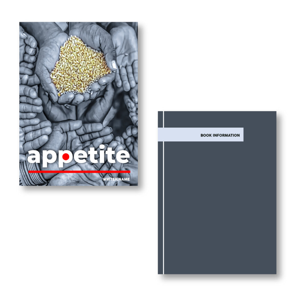 Food book cover design - Hind Artist